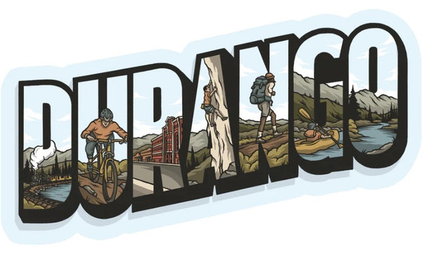 Durango Activities Sticker - Durango Outdoor Exchange